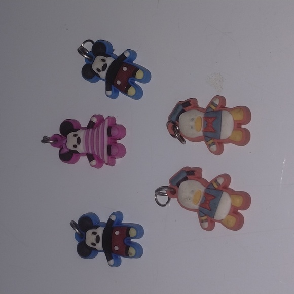 Disney | Accessories | Disney Character Silicone Charms | Poshmark